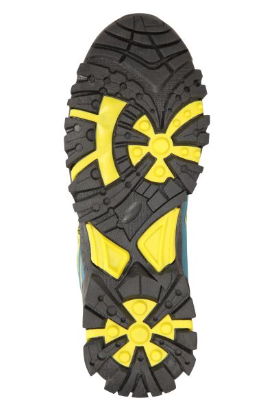 Dark-Teal Mountain Warehouse Softshell Kids Walking Boots Origin ...